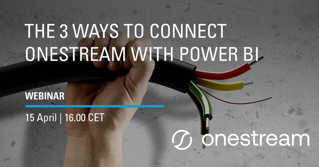Discover the 3 Power BI connectors for OneStream
