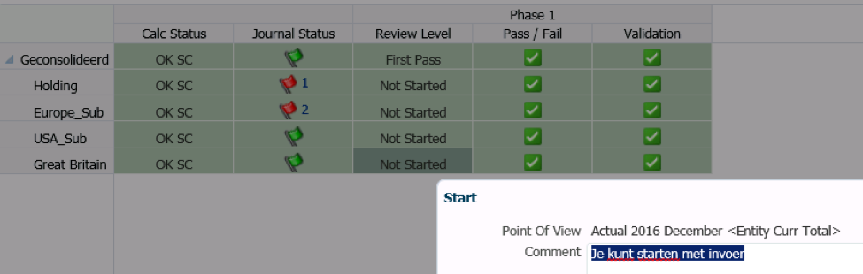 Workflow planning in Oracle HFM - Swap Support