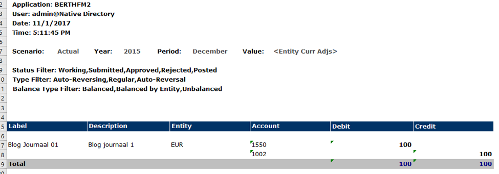 Journals & Oracle Smart View - How to use this handy tool